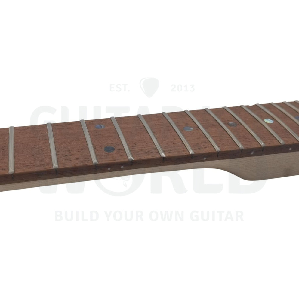 Mahogany NI-style Guitar Kit with Quilted Maple Veneer, Rosewood ...