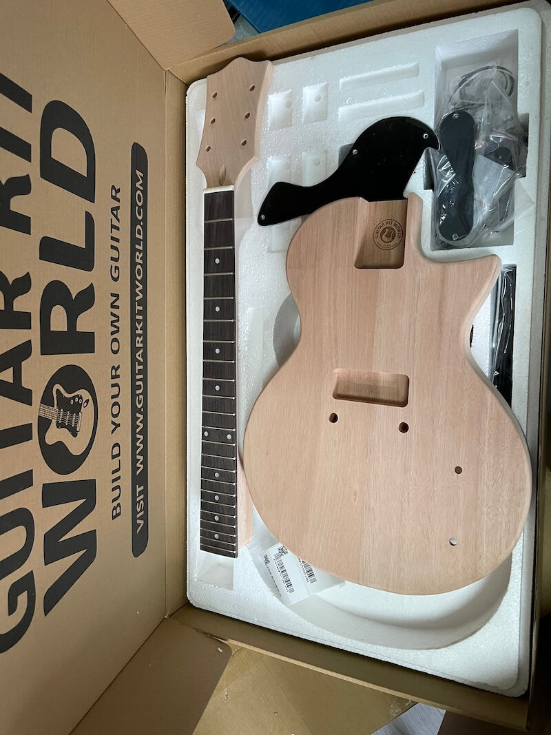 Junior Single Cut Guitar Kit with Mahogany Body and Neck | Guitar Kit World
