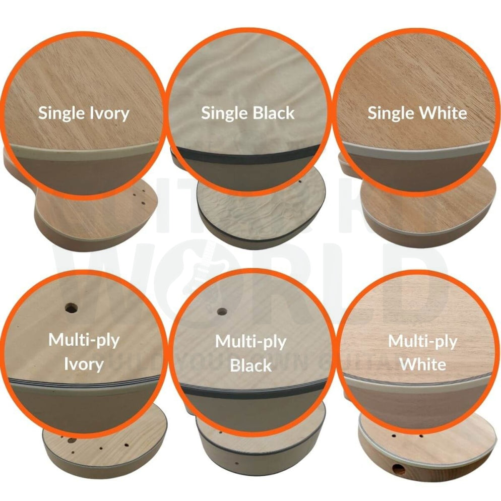 LP-style Hollow Body Guitar Kit | Guitar Kit World