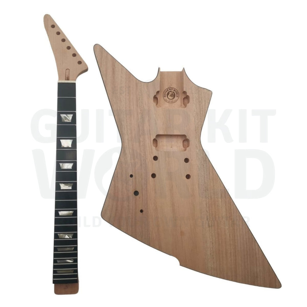 Left-Handed Mahogany body X-style Guitar Kit | Guitar Kit World
