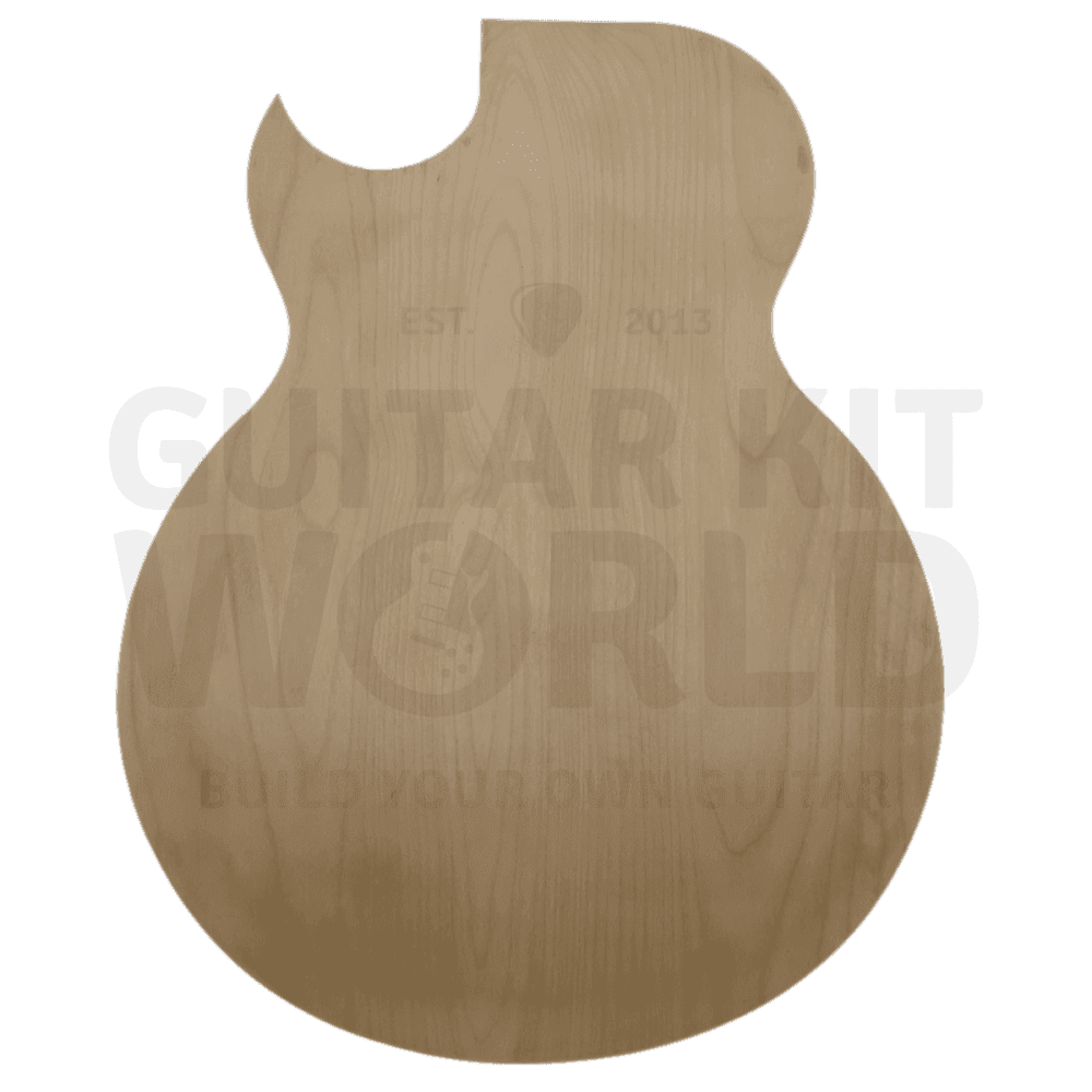 Spalted Maple Hollow Body DIY Guitar Kit | GKW — Guitar Kit World