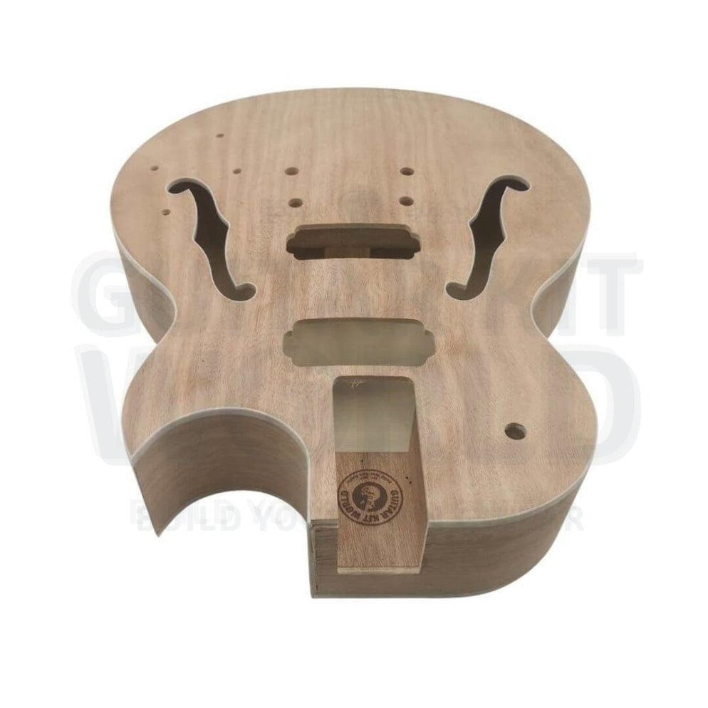E75 Hollow Body 7-String Guitar Kit with Florentine-style Single ...