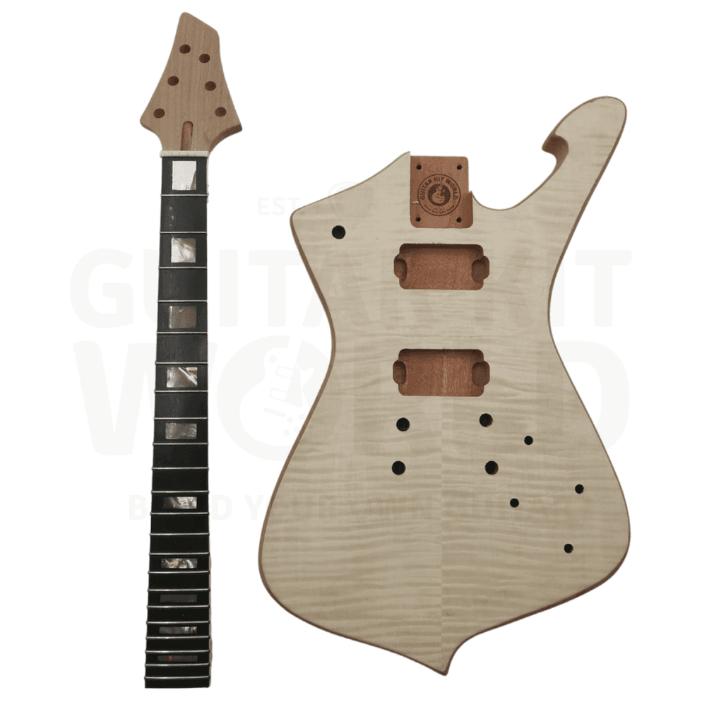 ICE Guitar Kit w/ Mahogany Body & Neck, Ebony Fretboard | Guitar Kit World