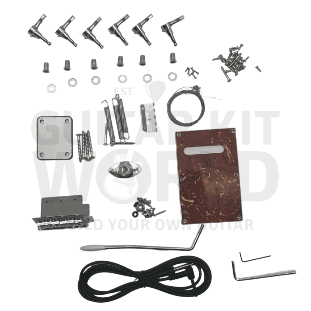 Mahogany Offset DIY Guitar Kit | GKW — Guitar Kit World