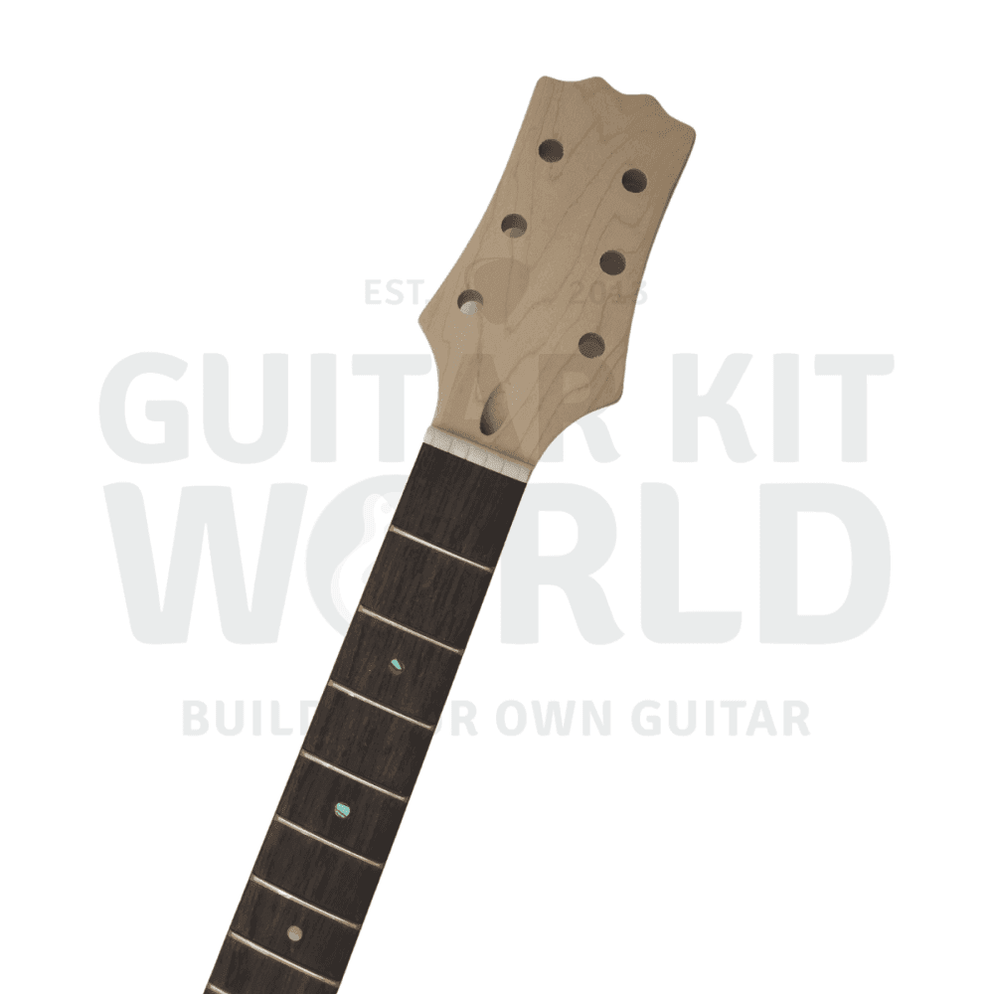 L2 Semi-Hollow Basswood Guitar Kit with Spalted Maple Veneer | Guitar ...